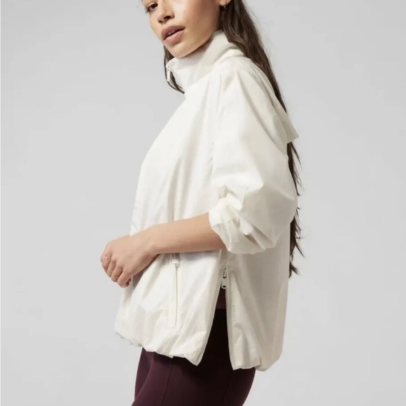 Athleta | Jackets & Coats | Nwtathleta Magnolia White Off White ...